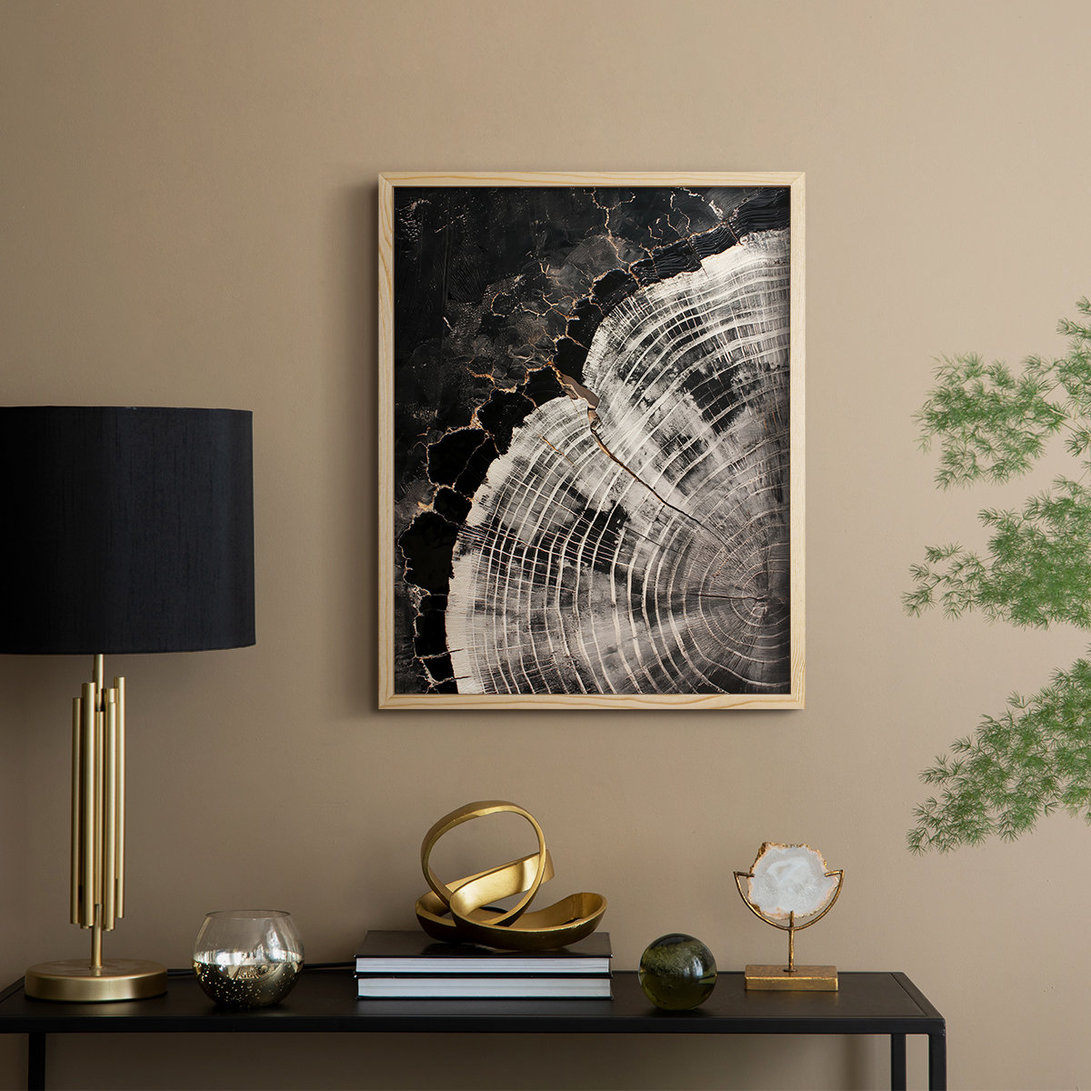 Ivy Bronx ABSTRACT Series CCXLV Framed Print - Solid Wood | Wayfair