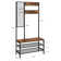 17 Stories Borman Hall Tree 38.5'' Wide with Bench and Shoe Storage ...