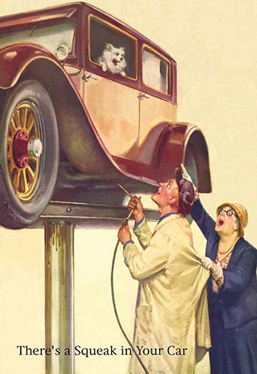 Buyenlarge There's a Squeak in Your Car Graphic Art | Wayfair