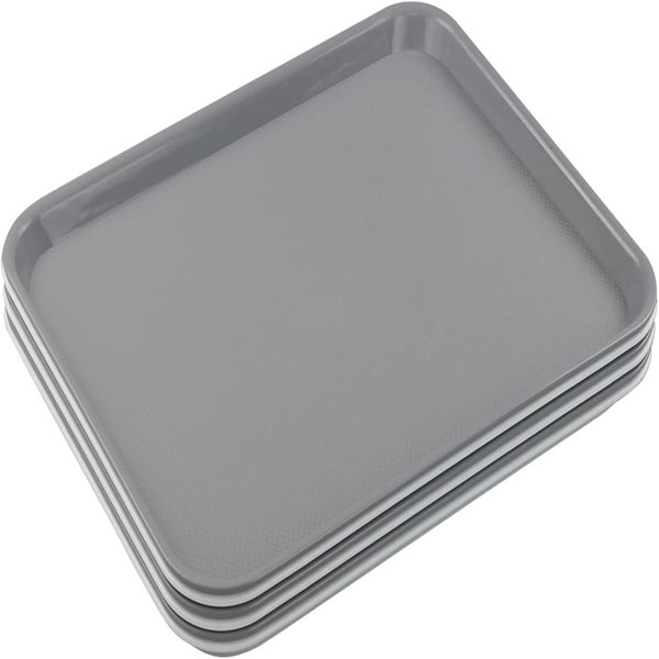 Latitude Run® 6-Pack Rectangular Plastic Serving Trays, Fast Food ...