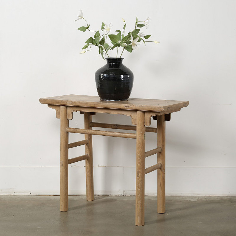 Lily's Living 40 In. Wide Weathered Natural Reclaimed Wood Antique Ming ...