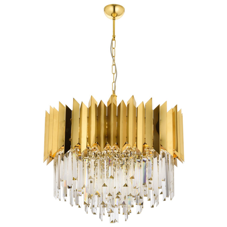 Mercer41 Demps 8 - Light Crystal Chandelier | Wayfair.co.uk
