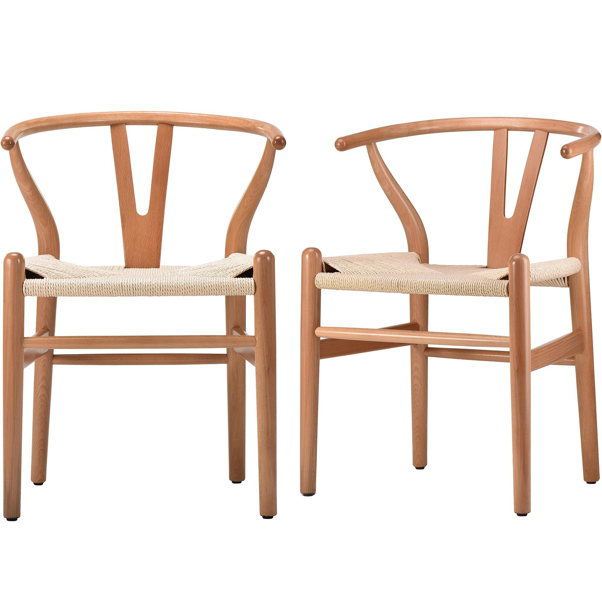 Corrigan Studio Soild Wood Weave Dining Chair - Wayfair Canada
