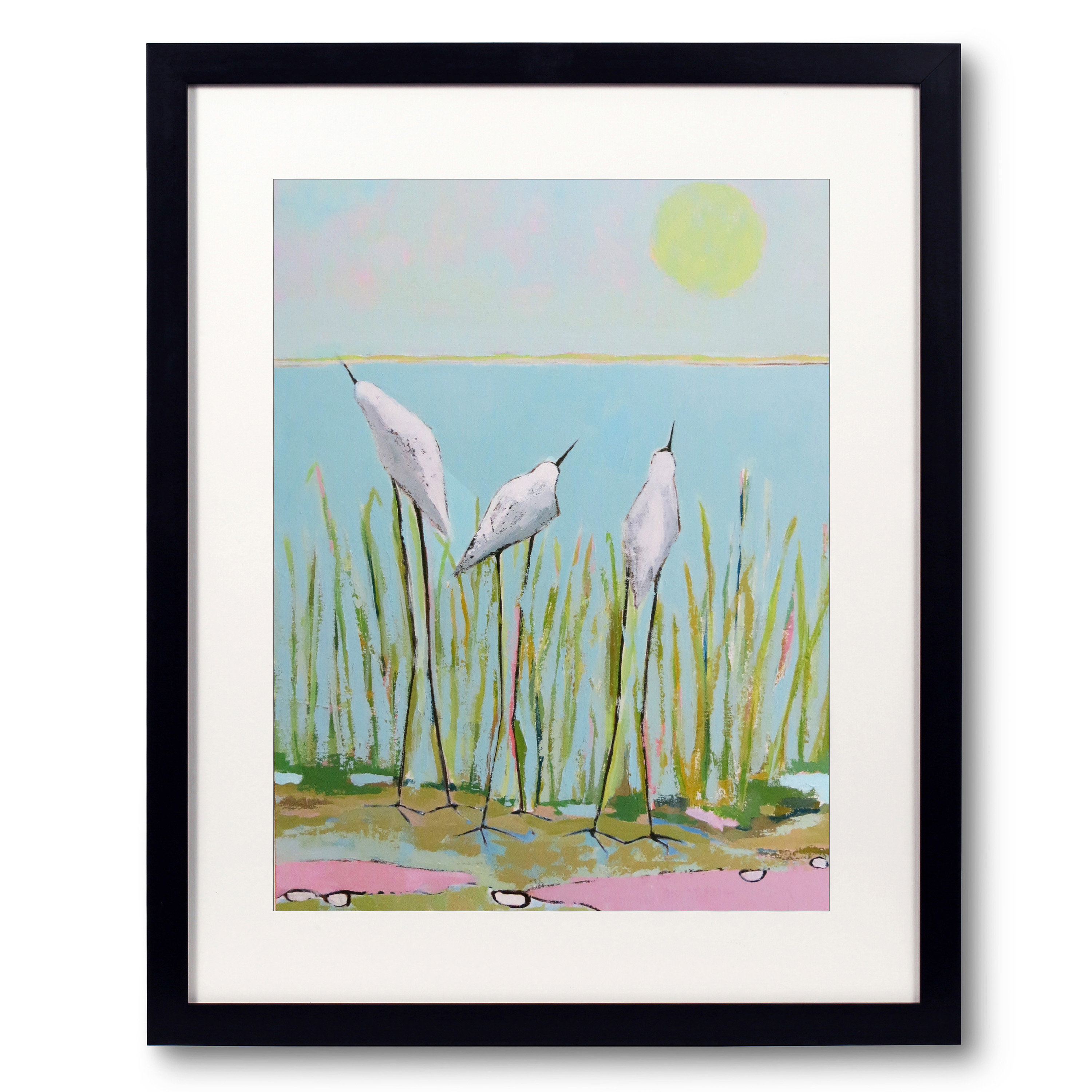 Made & Curated Bird Watchers by Phyllis Adams - Picture Frame Painting ...