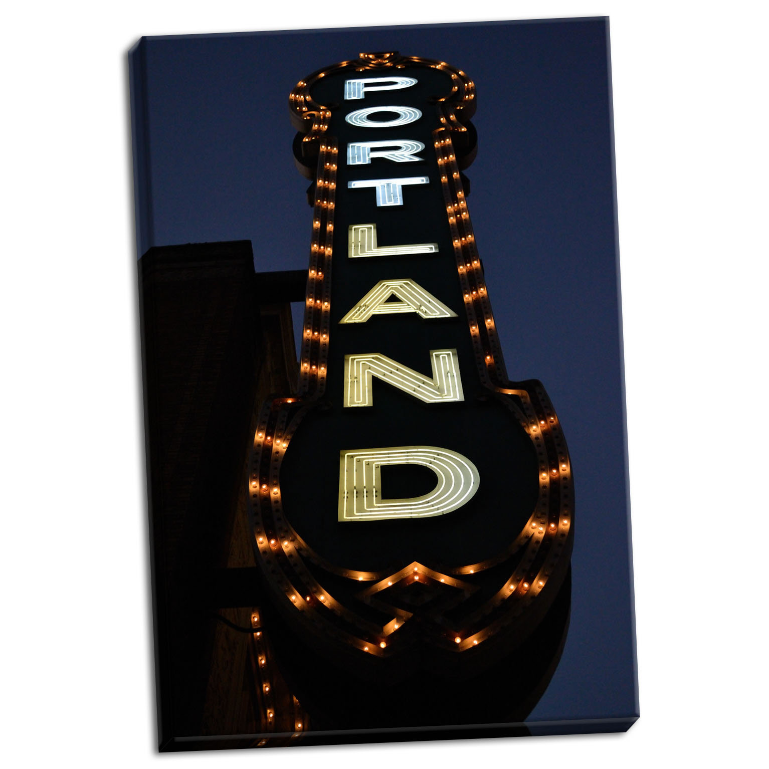 Wrought Studio™ 'Portland Sign' Photographic Print on Wrapped Canvas ...