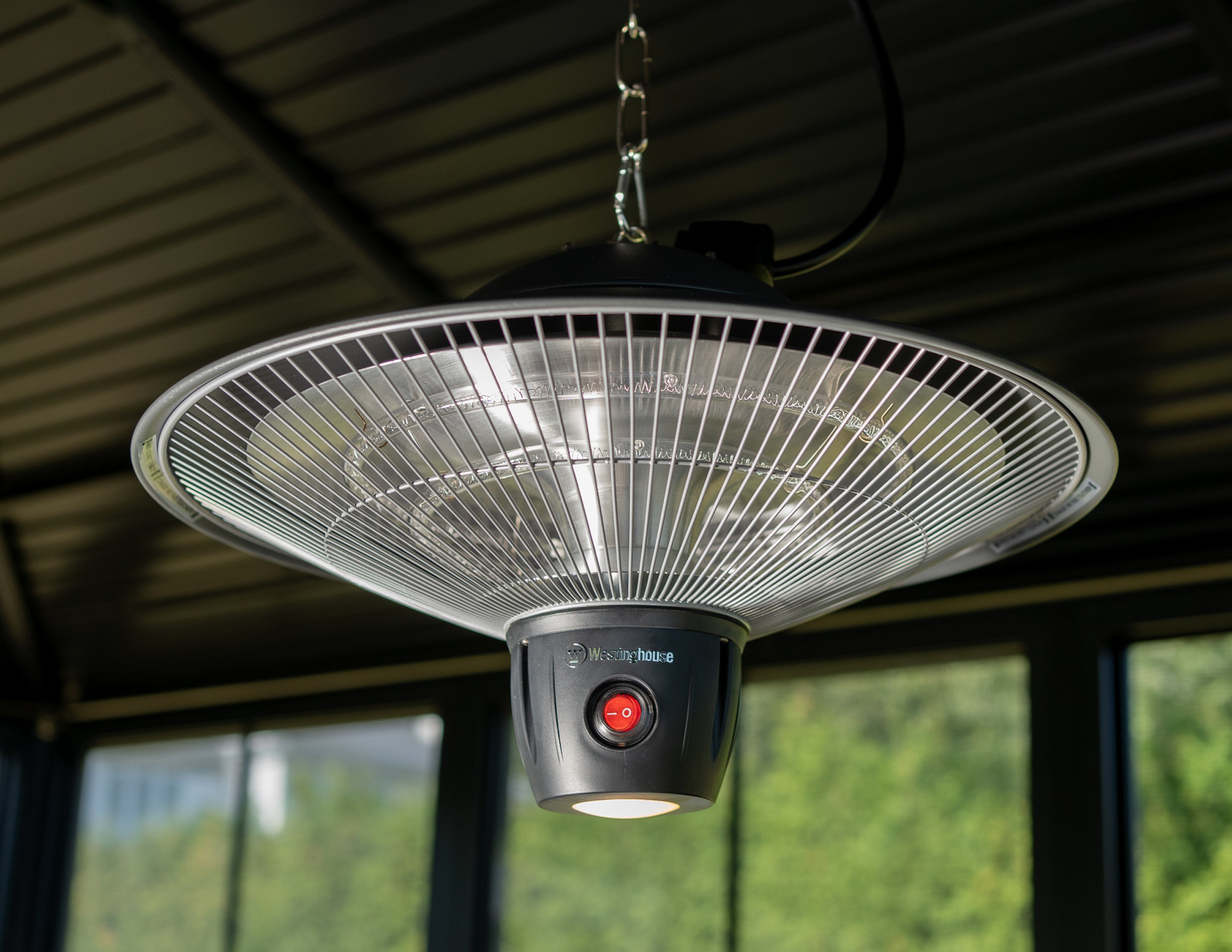 Westinghouse Infrared 1500 Watt Electric Hanging Patio Heater & Reviews ...