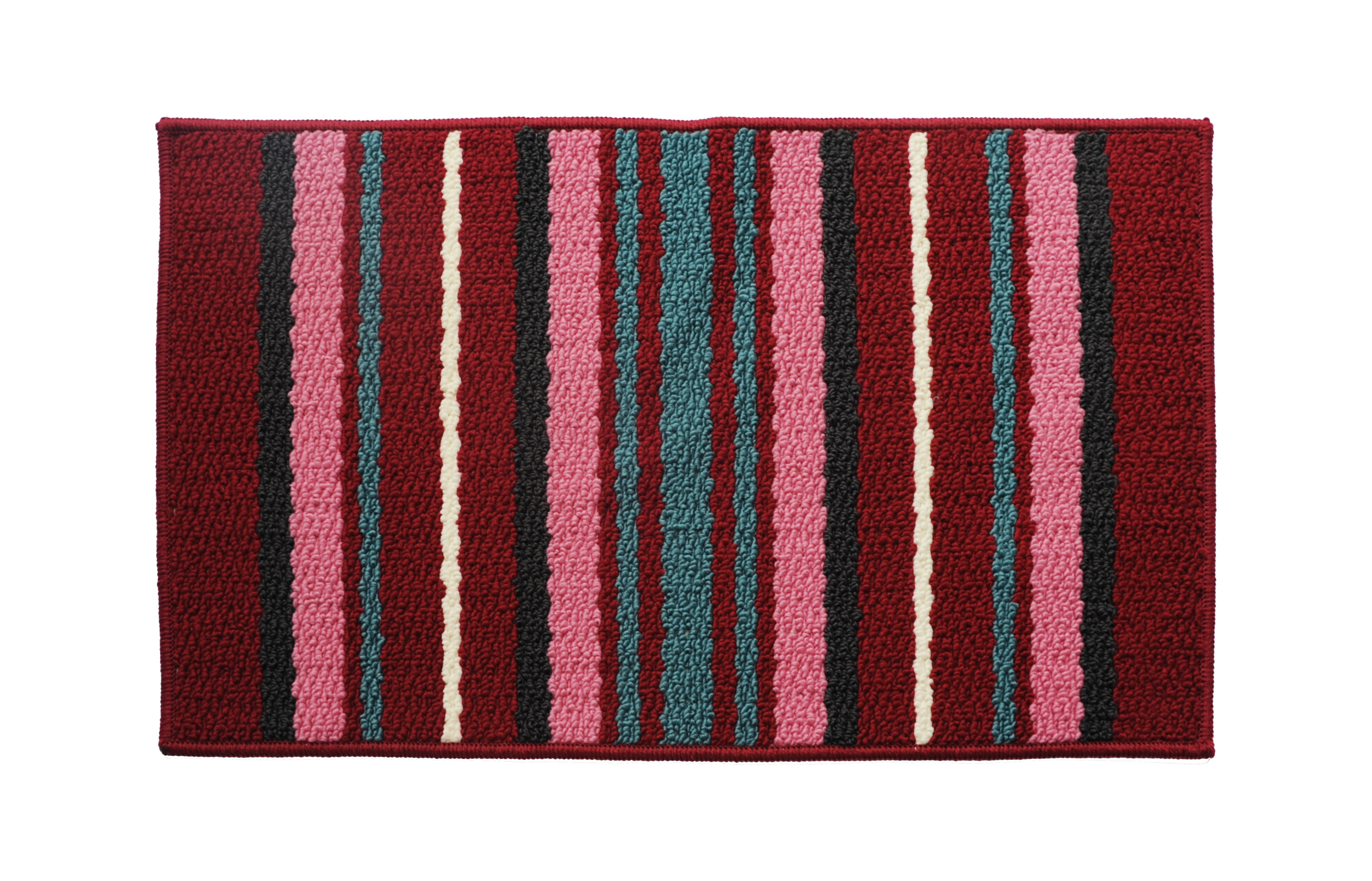 Attraction Design Home Striped Red/Pink Area Rug - Wayfair Canada