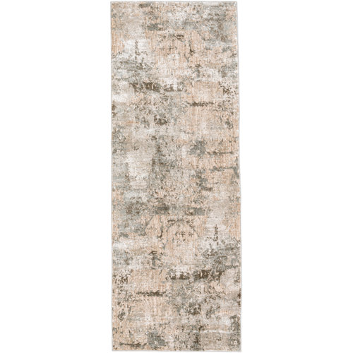 17 Stories Baugh Abstract Beige/Gray Area Rug & Reviews | Wayfair