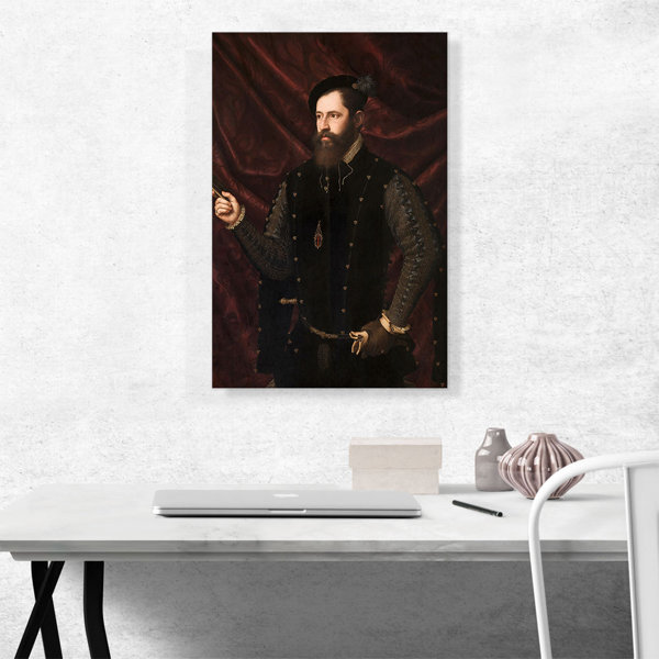 ARTCANVAS " Portrait Of A Santiaguista Gentleman 1560 " by Juan Juanes ...