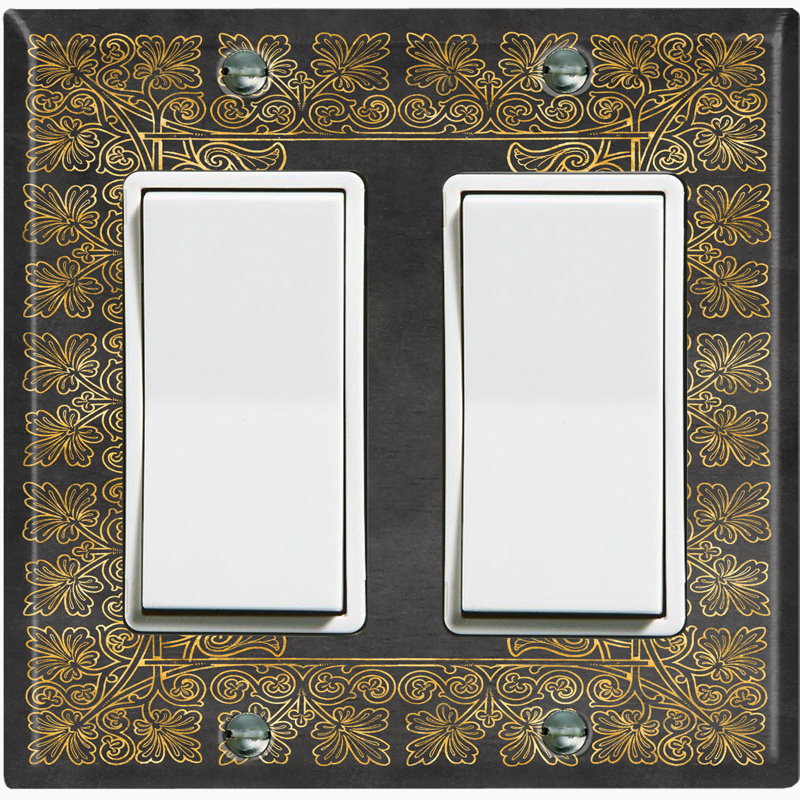 WorldAcc 2-Gang Rocker Wall Plate | Wayfair
