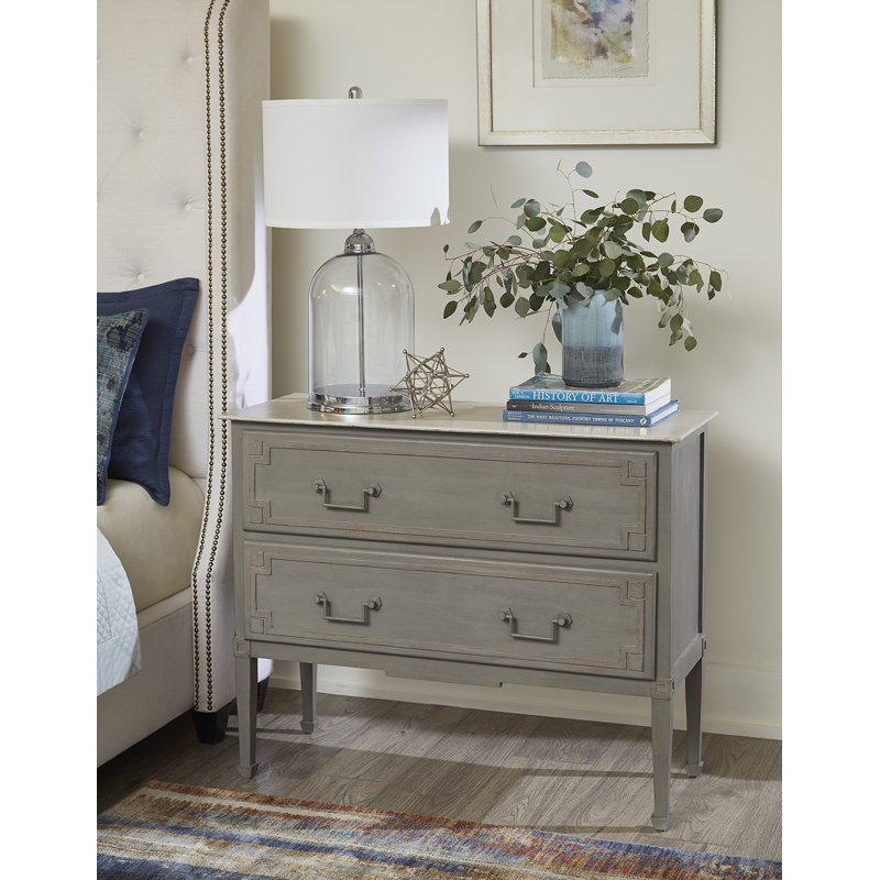 Furniture Classics Adalaya Solid Wood 2 - Drawer Accent Chest | Wayfair