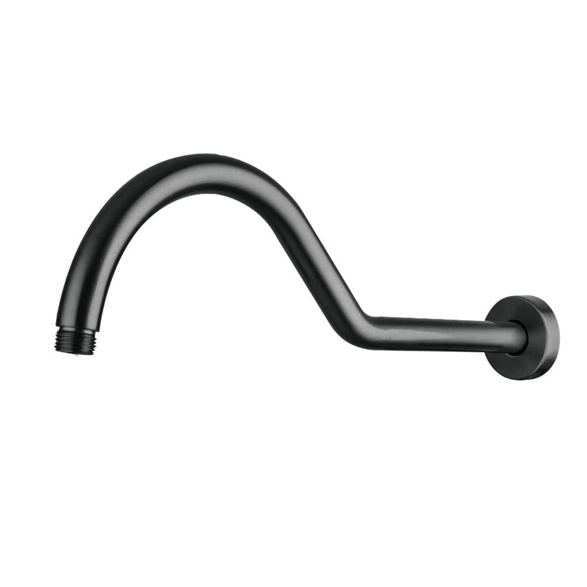 Dcolora Wall Mounted Solid Brass Gooseneck Shower Head Extension Arm ...