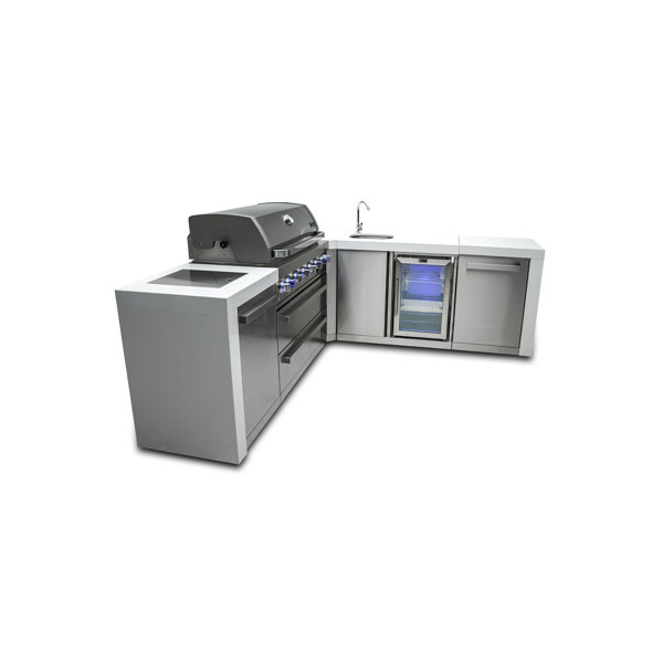 Mont Alpi MAi805-D90BEV Deluxe 90 Degree 6-Burner 115000 BTU Deluxe ...
