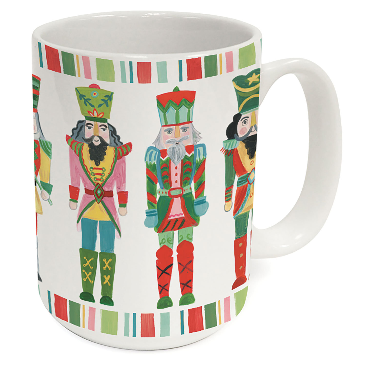 The Holiday Aisle® Holiday Nutcrackers 15 oz. Decorative Ceramic Mug | Wayfair