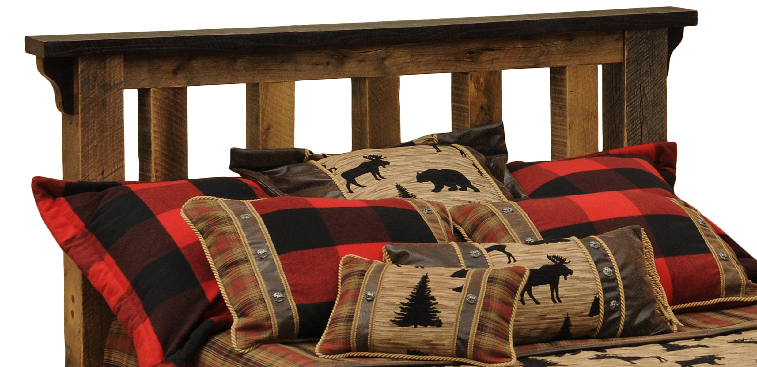 Fireside Lodge Derik Solid Wood Slat Headboard | Wayfair