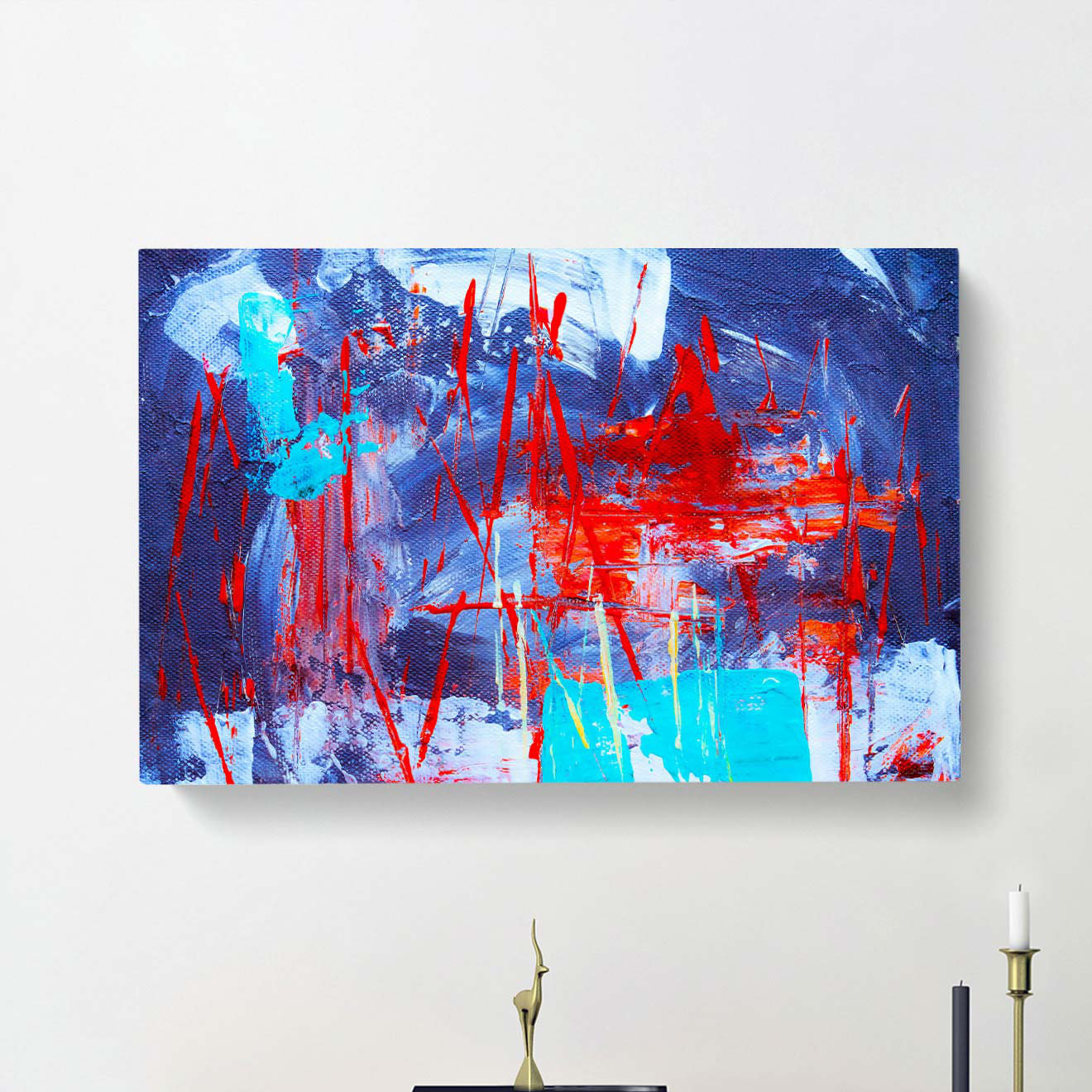 East Urban Home Abstract Art Painting Vol.9 by S.Johnson - Wrapped ...