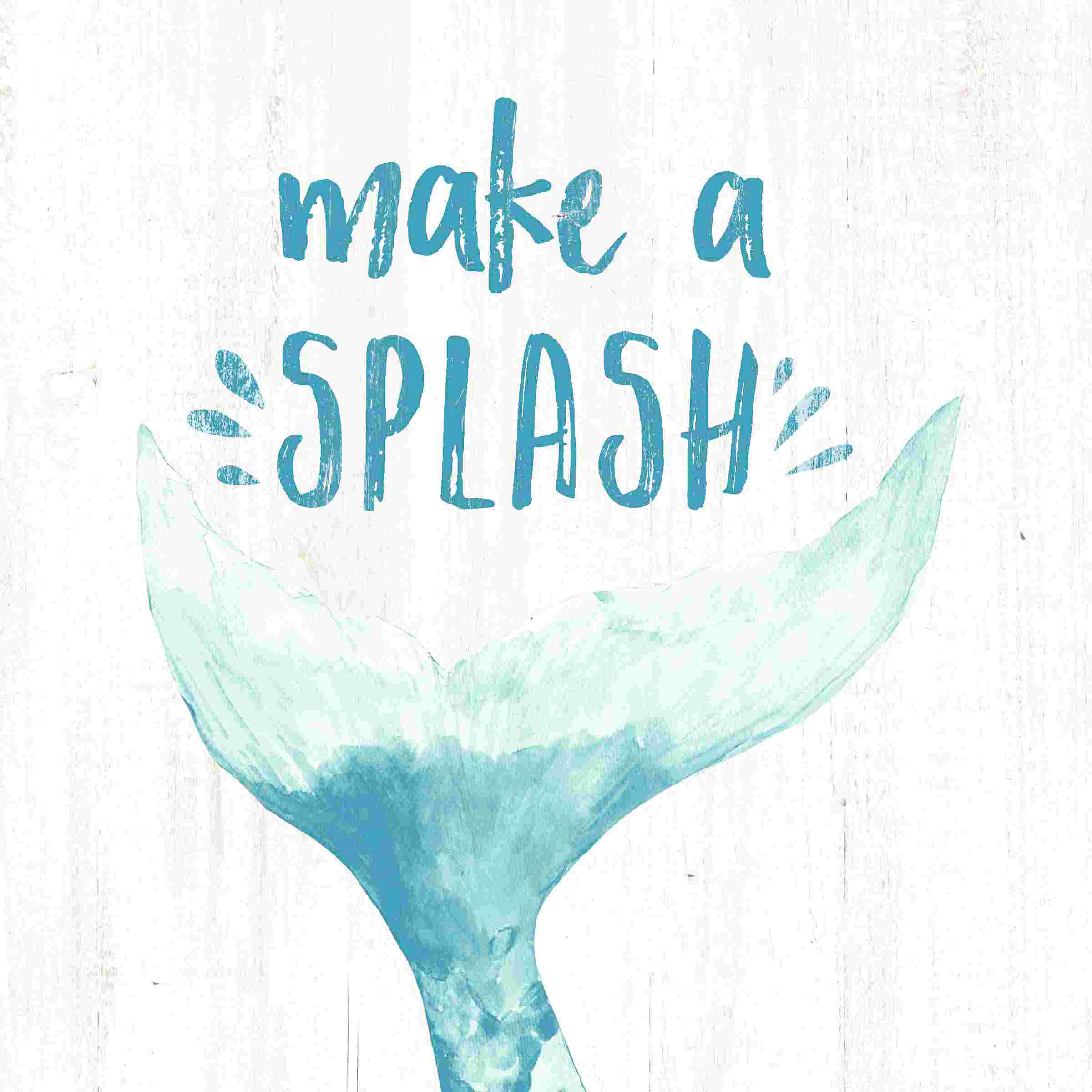 Trinx Splash Tail - Wrapped Canvas Textual Art - Wayfair Canada