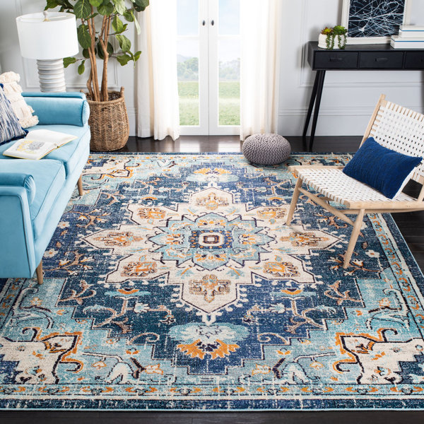 Light-blue-persian-rug | Wayfair