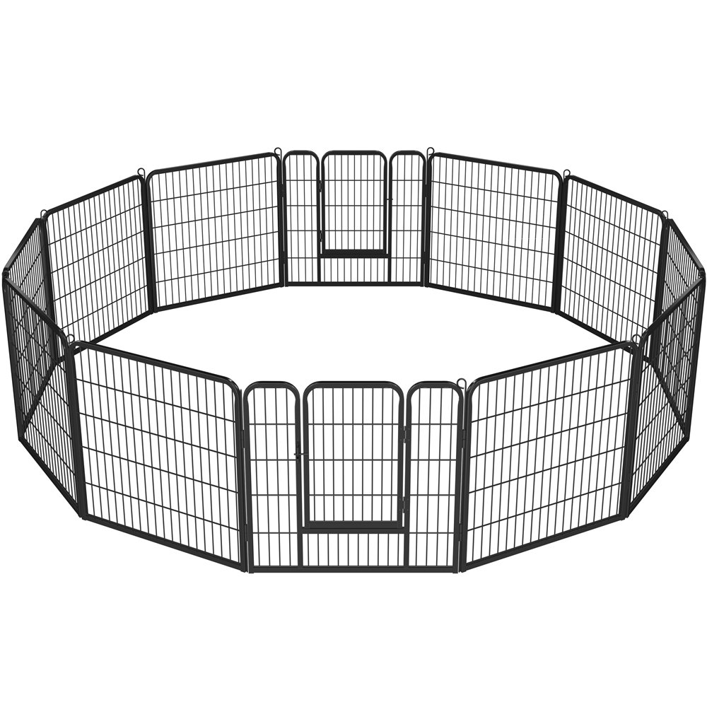 Yaheetech 12 Panel Metal Exercise Pen With Door & Reviews | Wayfair