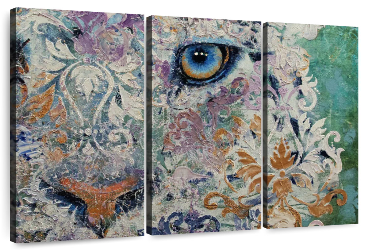Ebern Designs Royal Snow Leopard | Wayfair