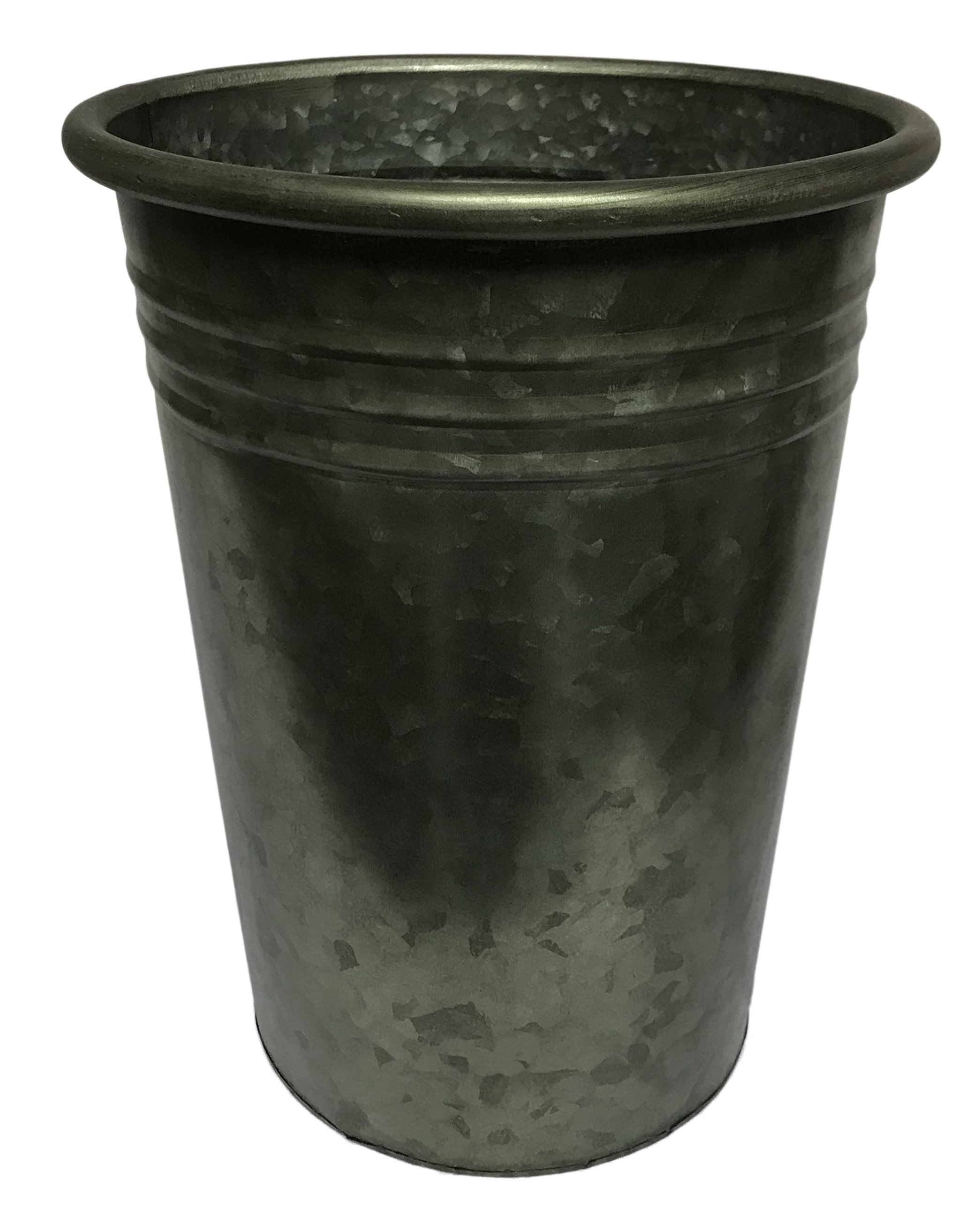 Gracie Oaks Flower Metal/Wire Bucket | Wayfair