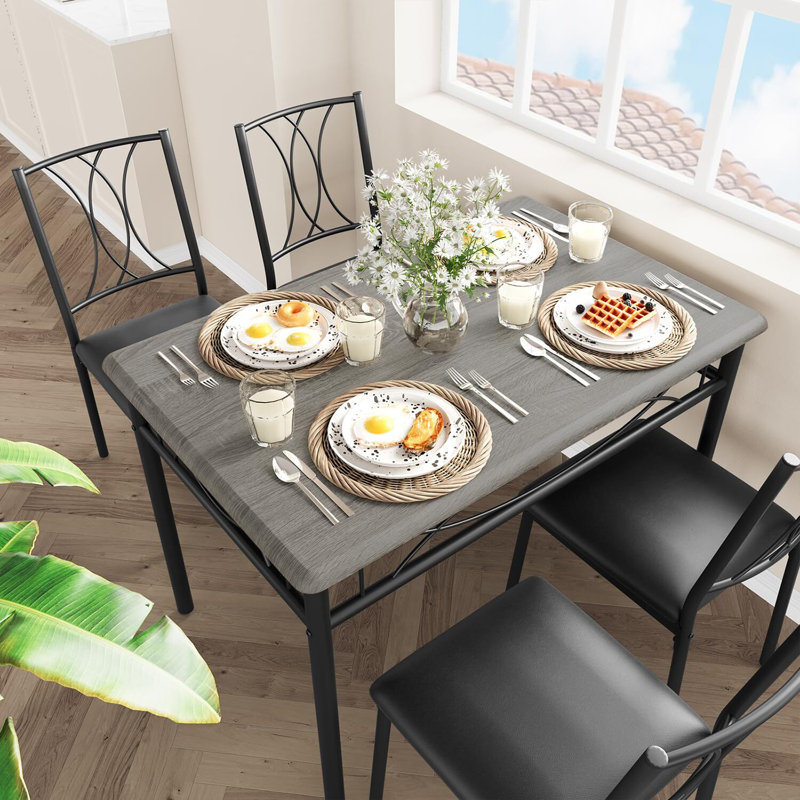 Ebern Designs Atiyanna 4 - Person Dining Set & Reviews | Wayfair