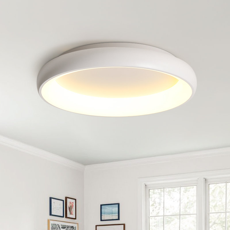 Ivy Bronx Concentric Rings Round LED Flush Mount | Wayfair.co.uk