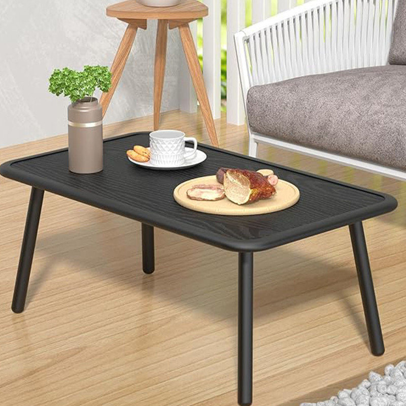 George Oliver Small Durable Rectangle Outdoor Side Coffee Table for Deck, Garden, Lawn, Backyard ...