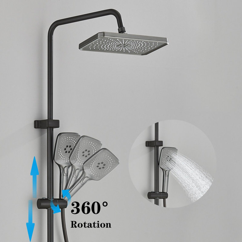 Senlesen Pressure-Balanced (Temperature And Volume) Shower Faucet with ...