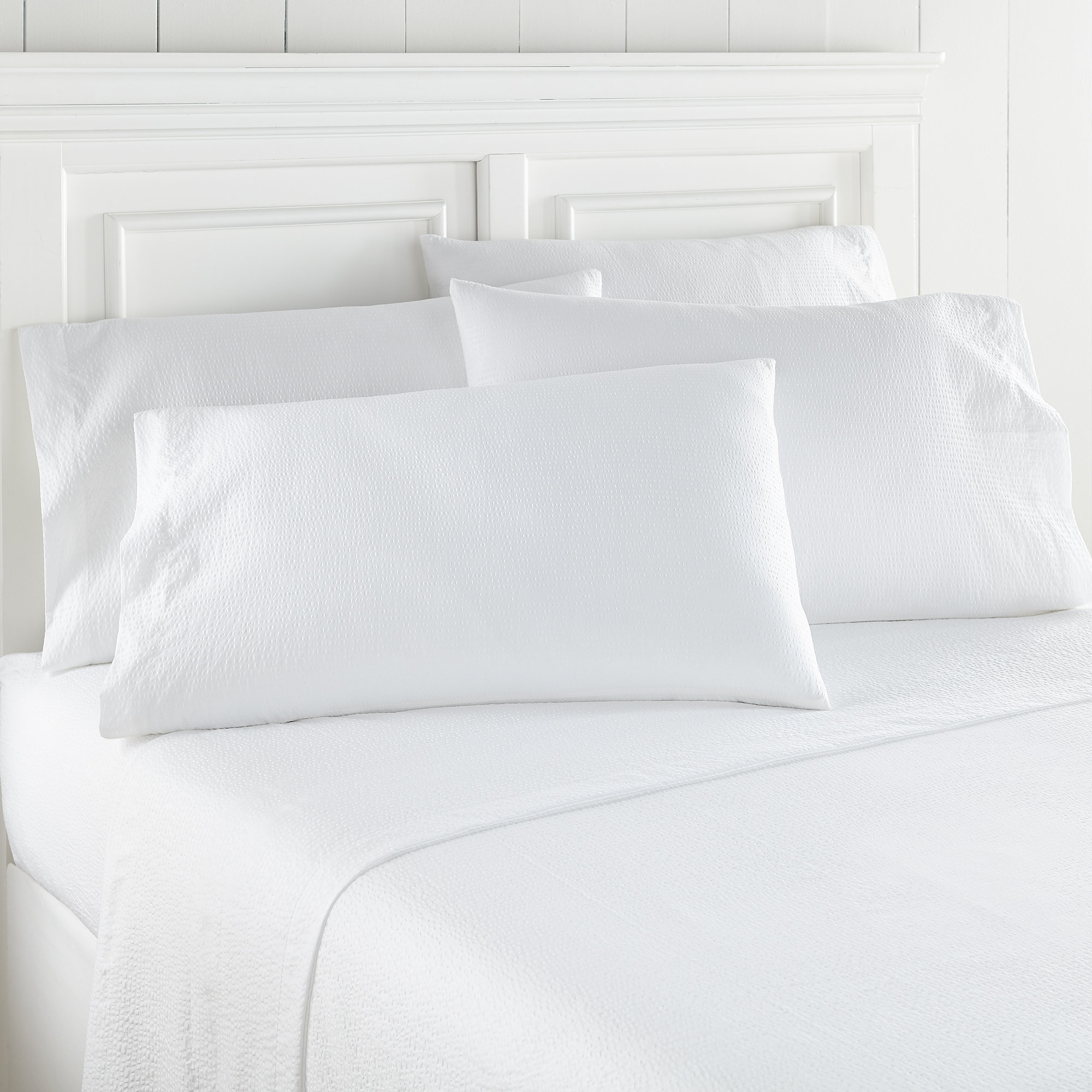 Shavel Home Products Seersucker Sheet Set & Reviews | Wayfair