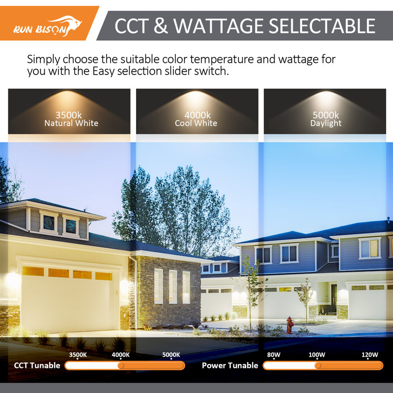 RUN BISON Outdoor LED Wall Pack | Wayfair