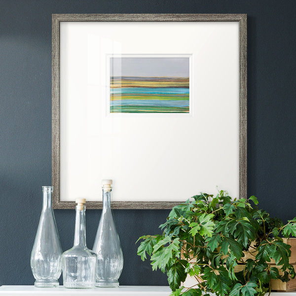 WexfordHome " Parallel Striae " Painting Print on Paper | Wayfair