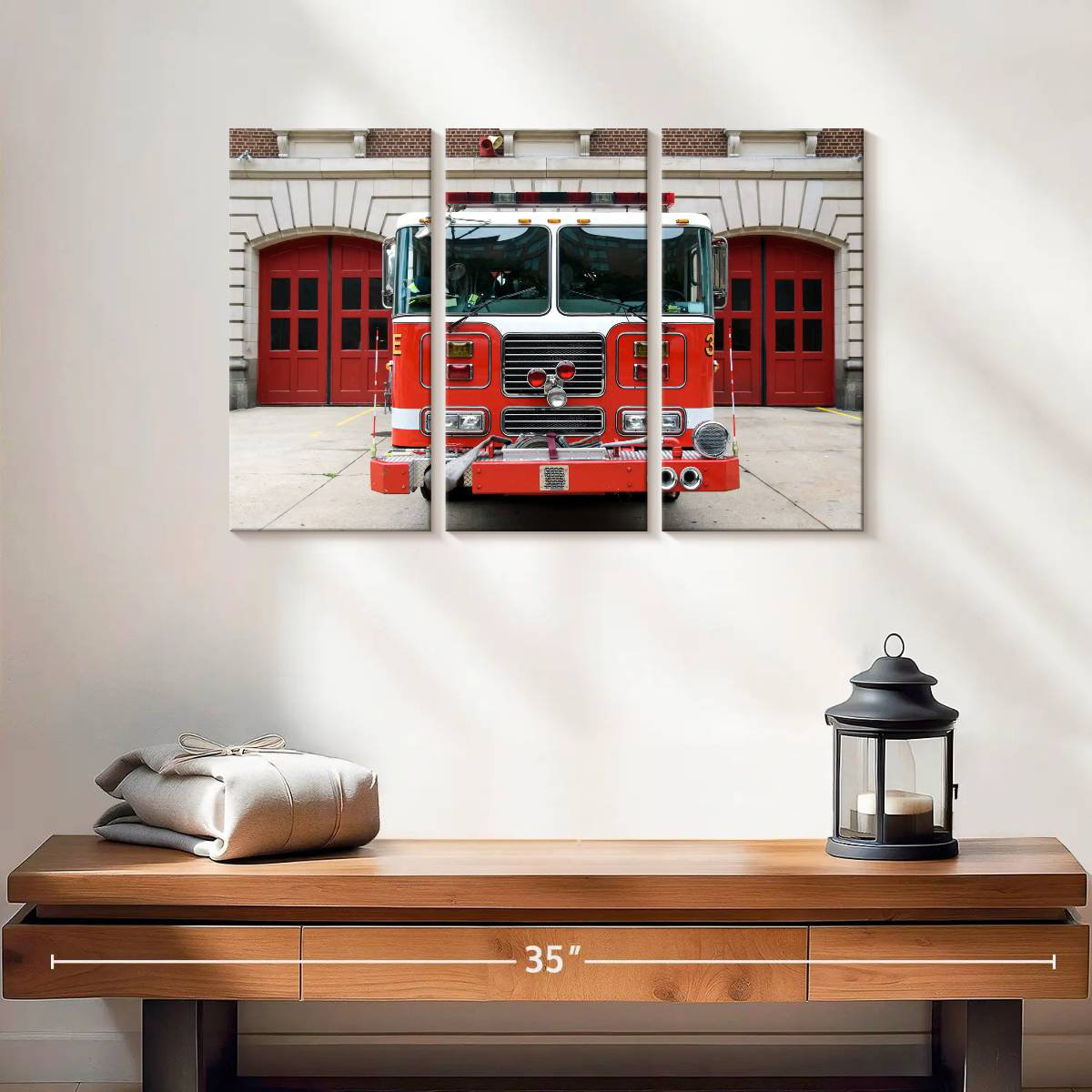 Ebern Designs Mehar Big Red Fire Truck | Wayfair
