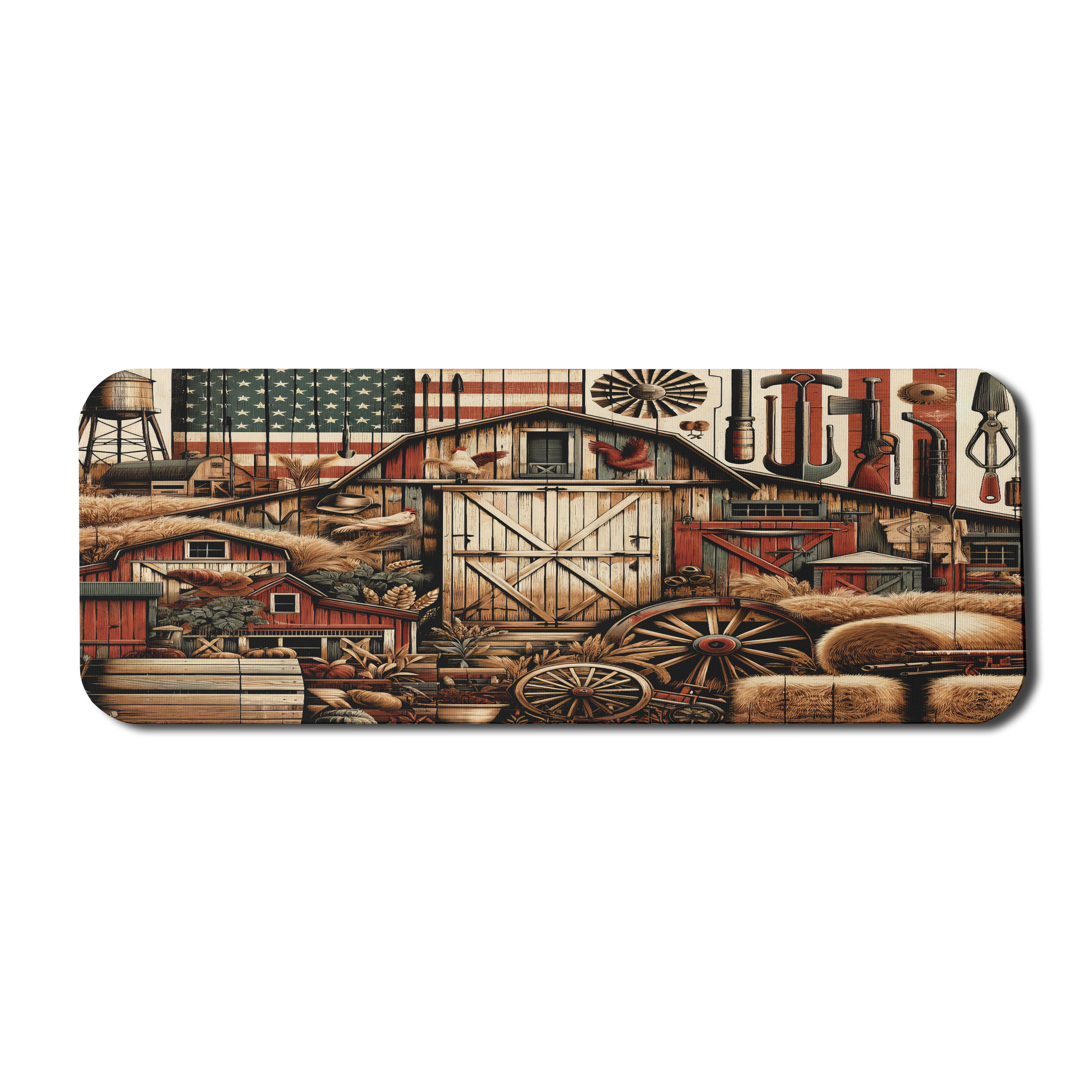 Charlton Home® Derak Rubber Desk Pad | Wayfair