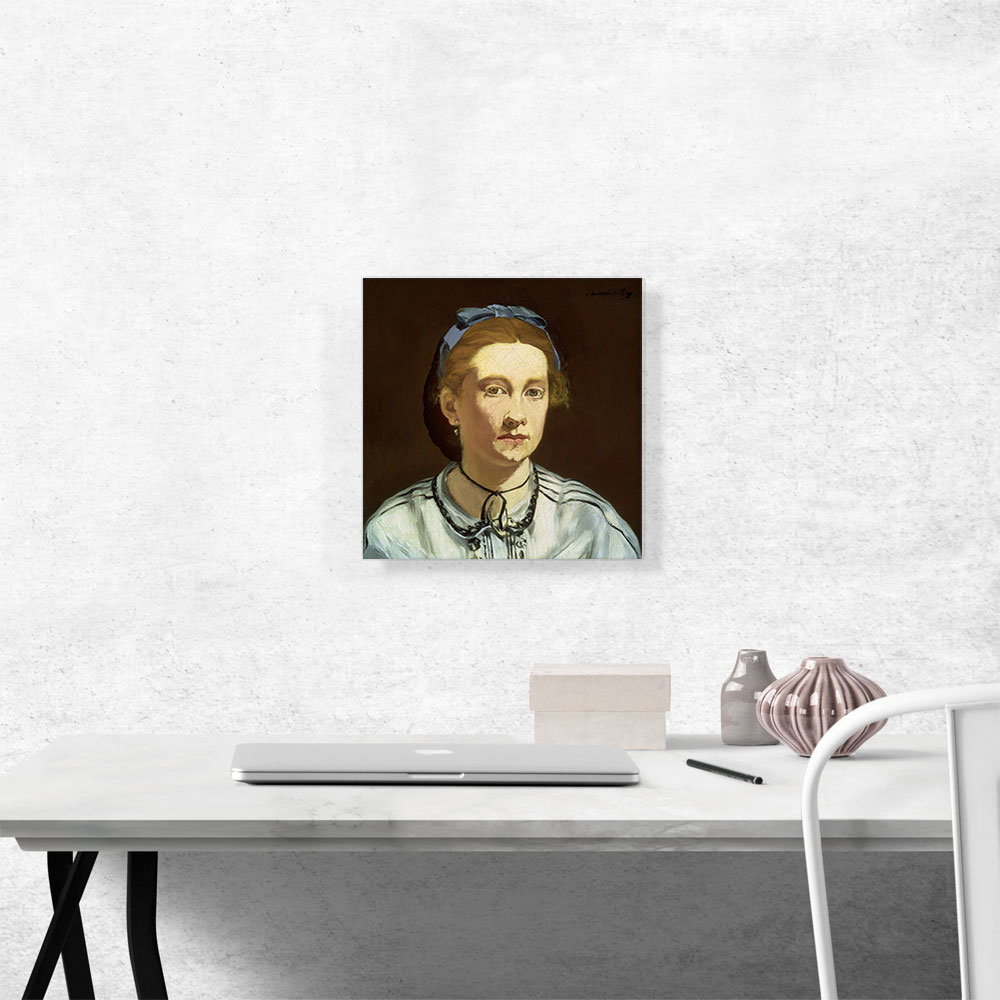 ARTCANVAS Portrait of Victorine Meurent 1862 by Edouard Manet - Wrapped ...