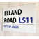 Happy Larry 'Elland Road Sign' - Unframed Typography Print on Metal ...