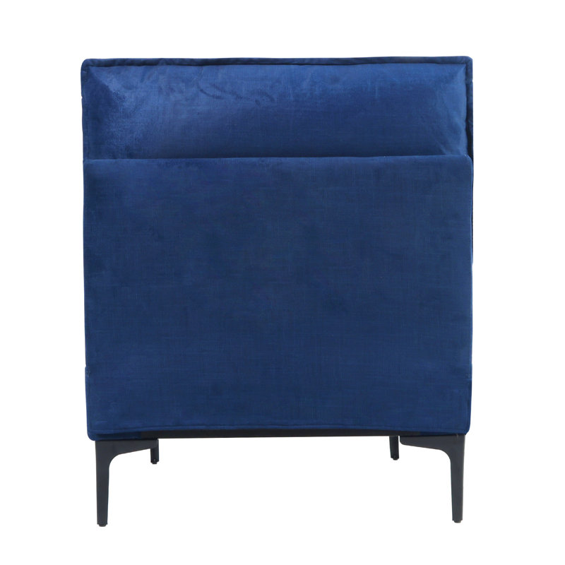 Ivy Bronx 33.1'' Wide Upholstered Modern Side Chair Armless Accent ...