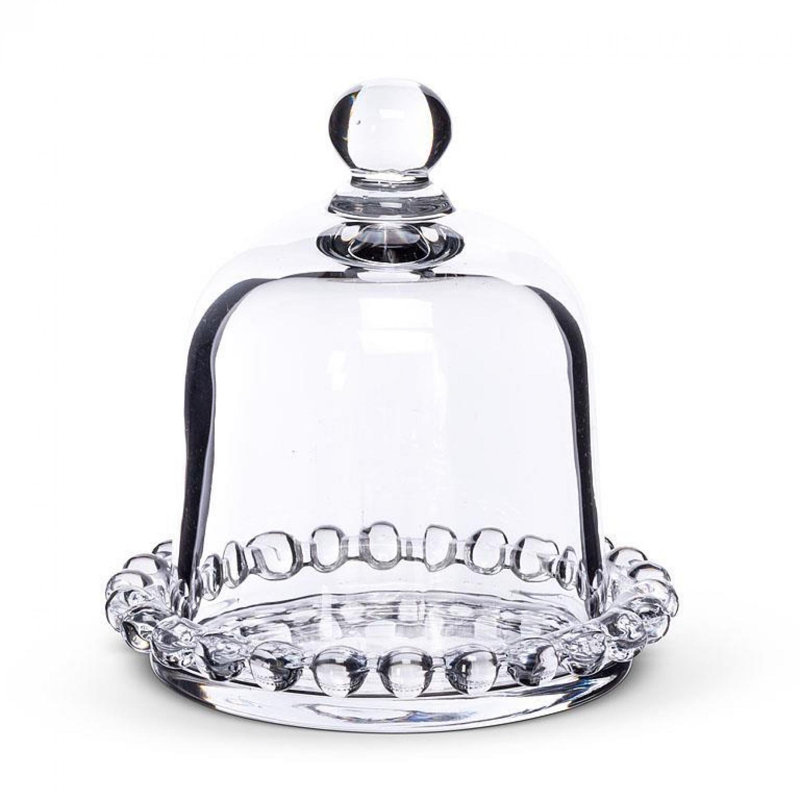 Charlton Home® Ball Edge Plate With Dome Lid Cloche | Wayfair