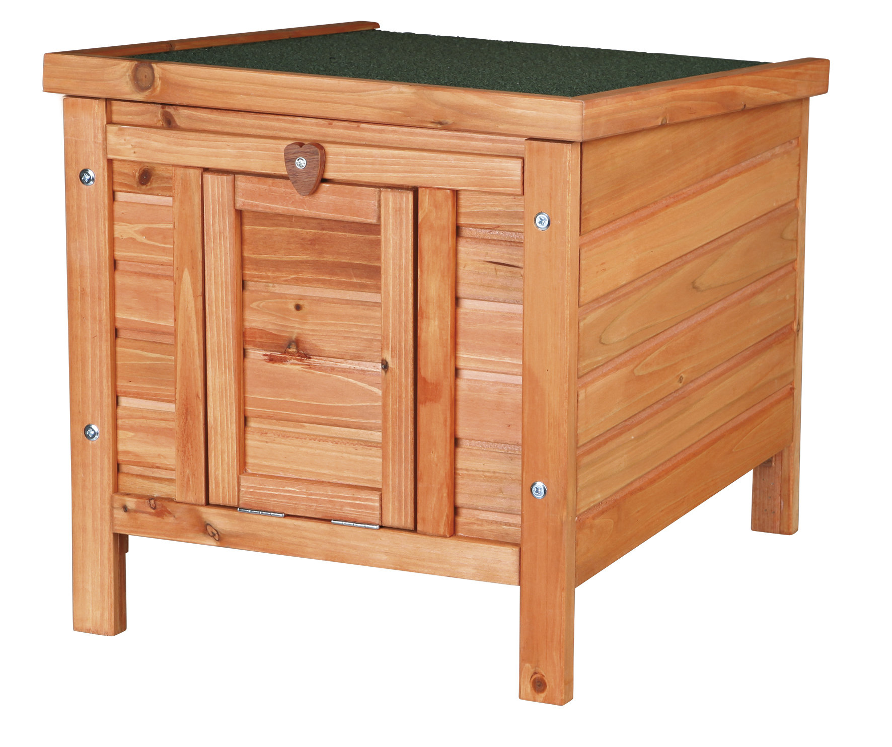 TRIXIE natura Rabbit Home, Extra Small, with Hinged Roof, Raised Floor ...