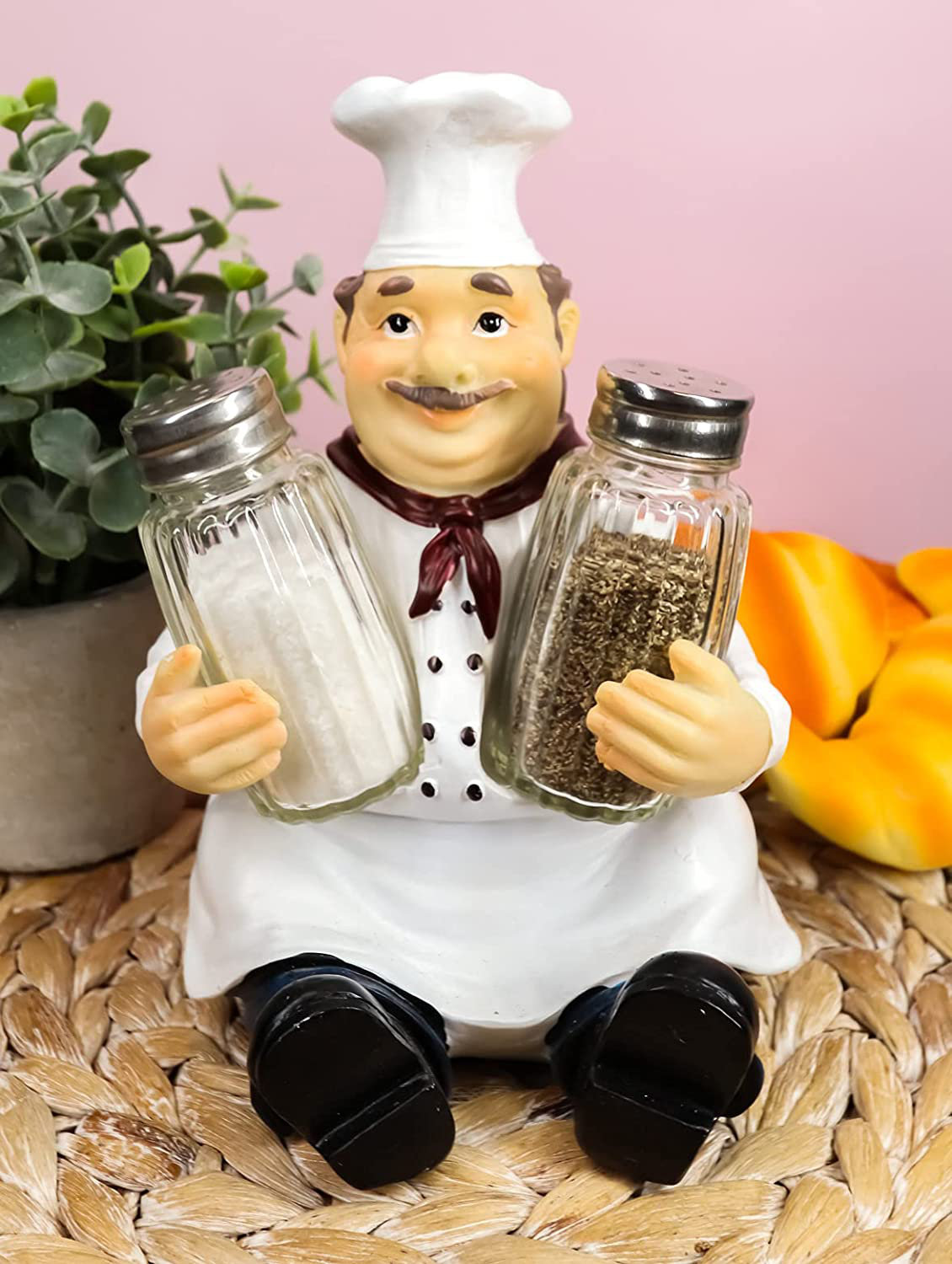 Winston Porter Ebros Italian Head Chef Mario Salt And Pepper Shakers ...