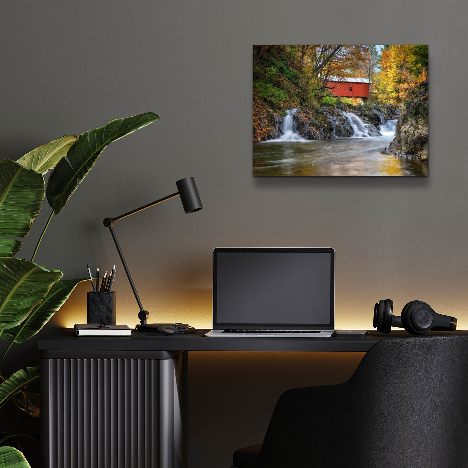 Millwood Pines Slaughter House Covered Bridge' by Rick Berk Acrylic ...