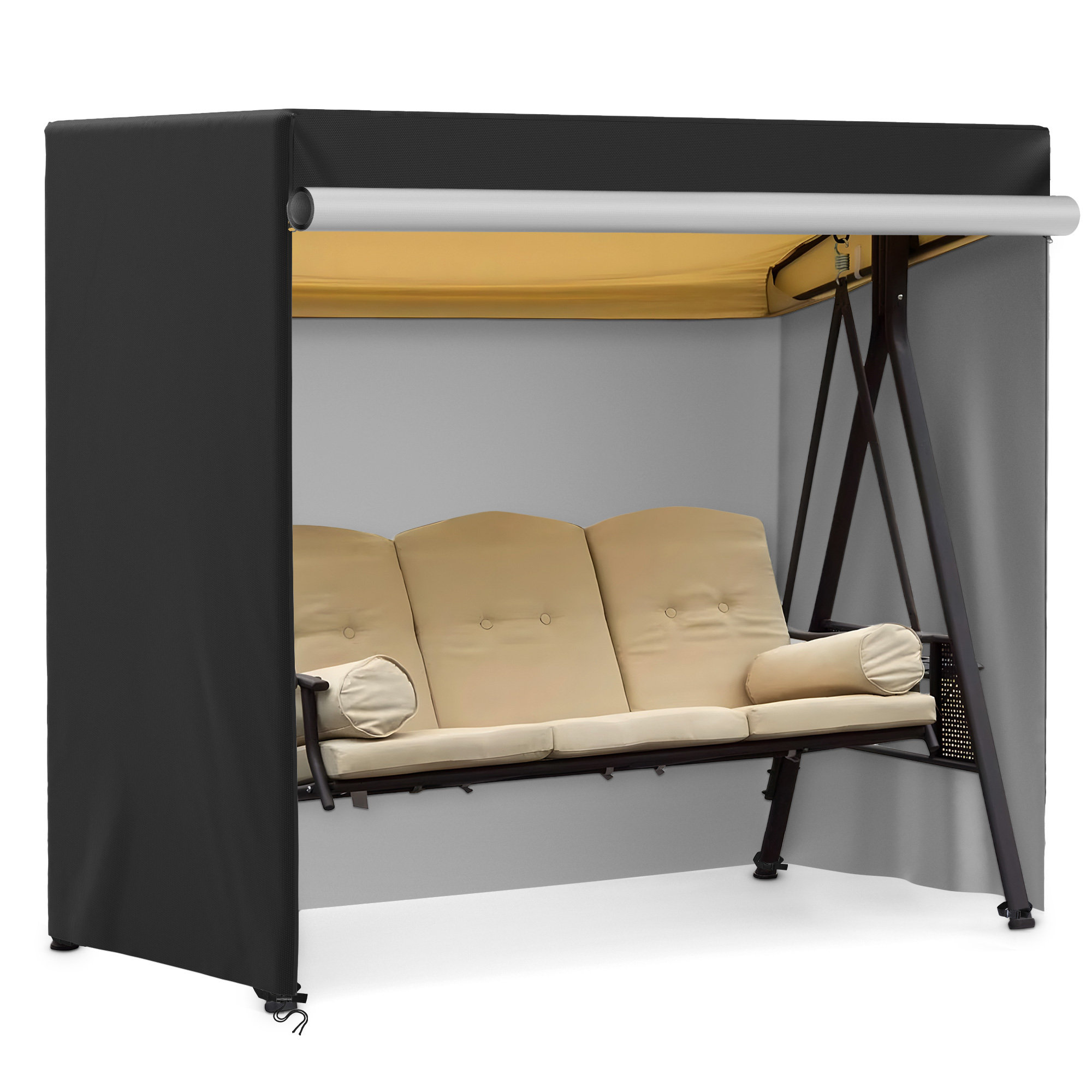 Latitude Run® Waterproof Outdoor Swing Covers for Patio Swing Seater ...