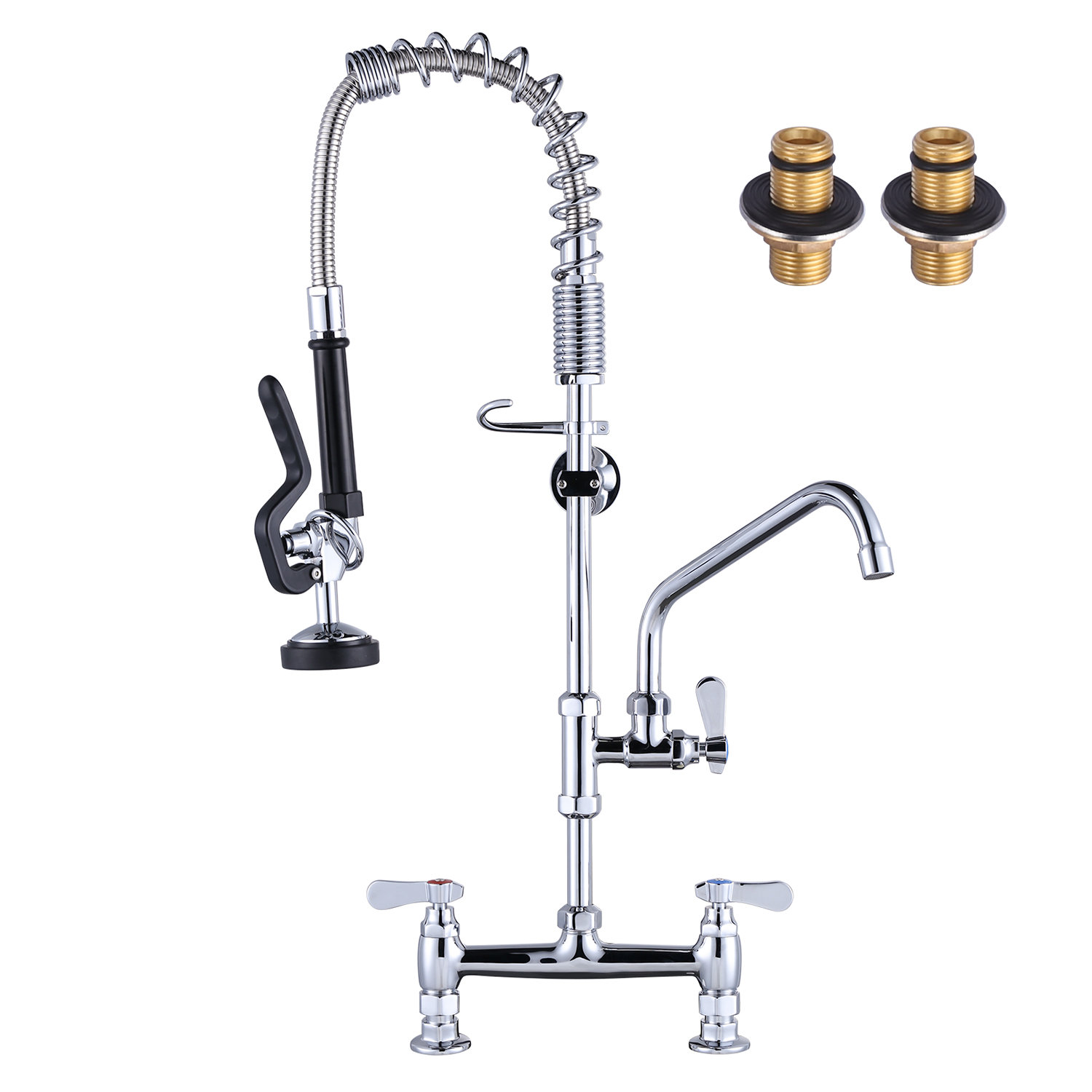 iVIGA Commercial Kitchen Faucet with Pre-Rinse Sprayer 26 Inch ...