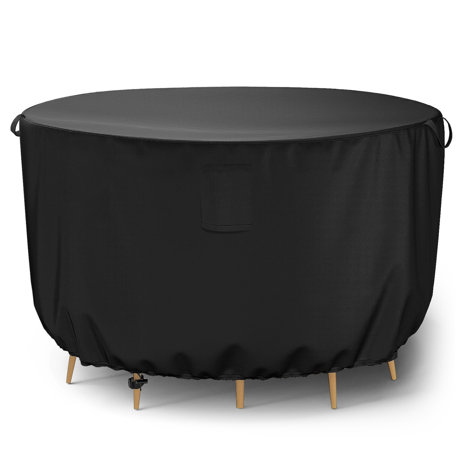 Arlmont & Co. Round Patio Table & Chair Set Cover, Waterproof UV ...