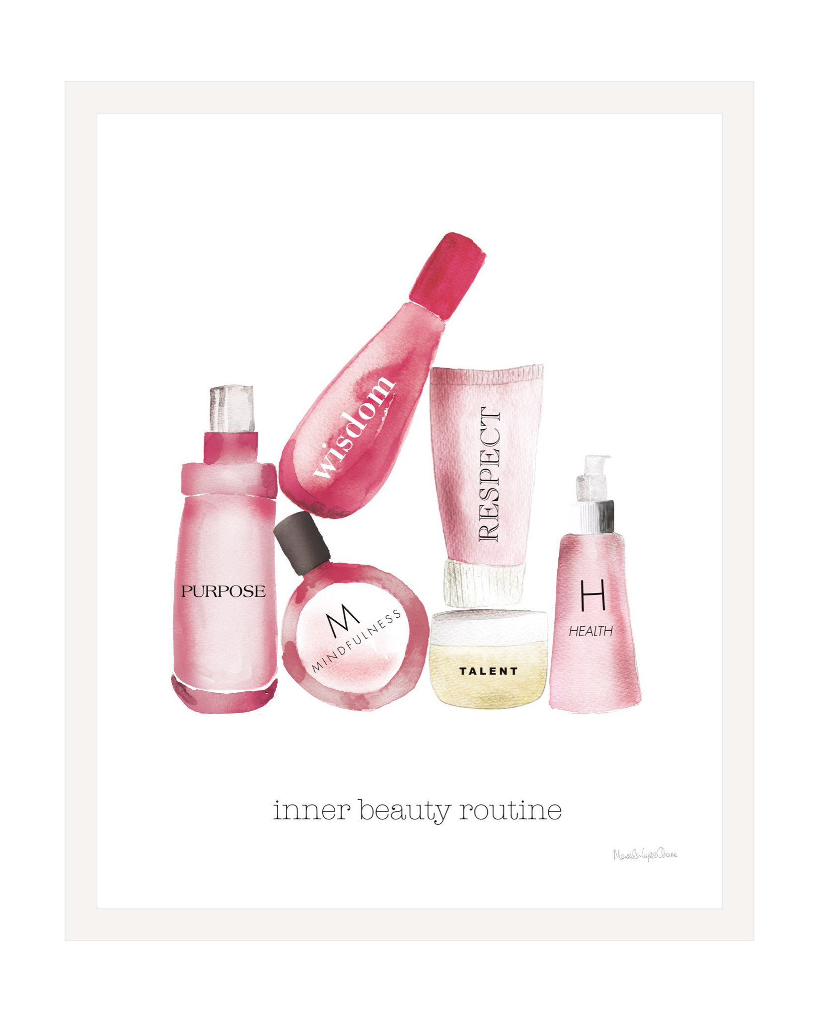 Ebern Designs Inner Beauty III Framed On Poster Paper Print - Wayfair ...