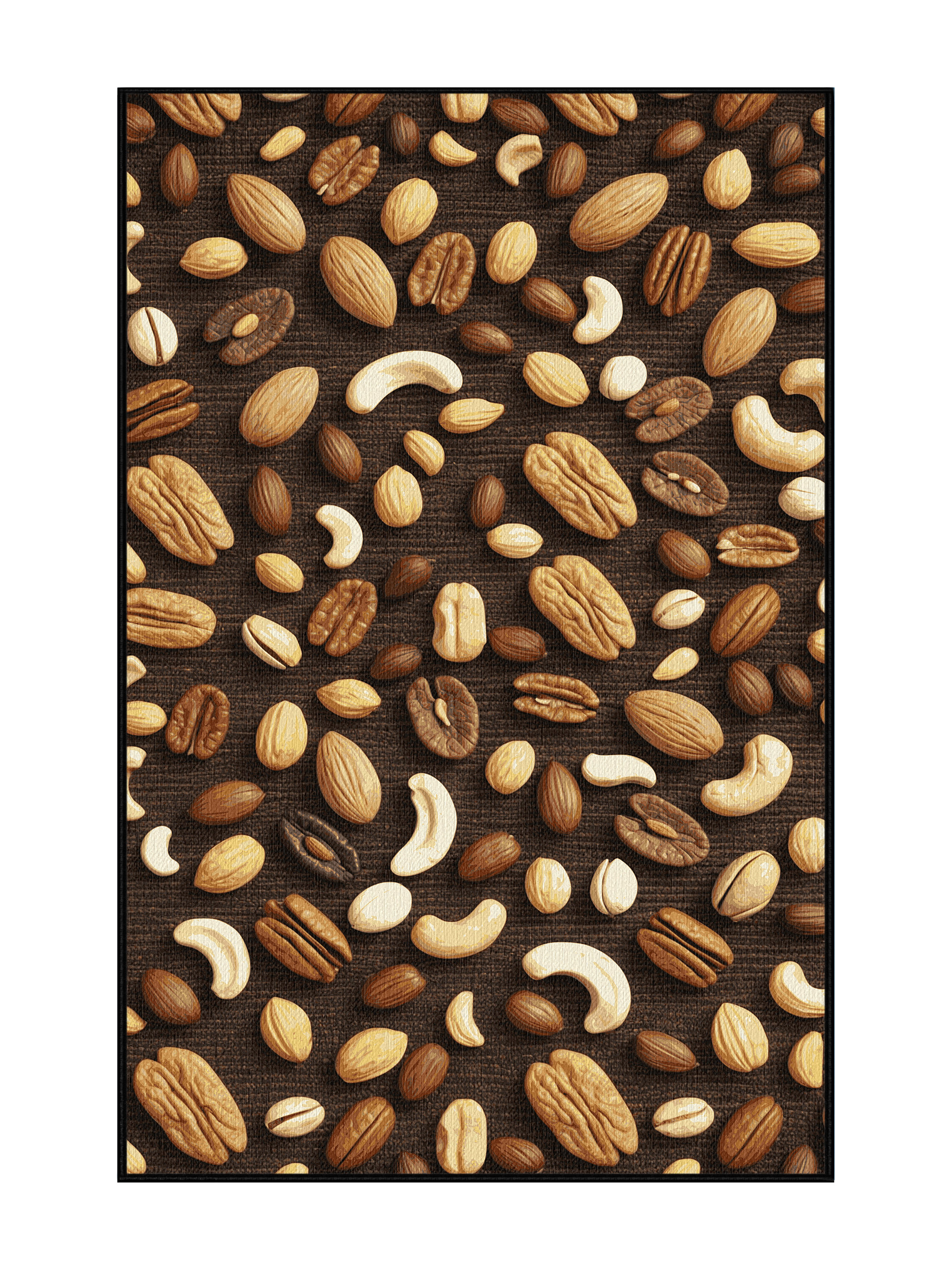 Dakota Fields Washable Mixed nuts Desserts Area Rug | Wayfair