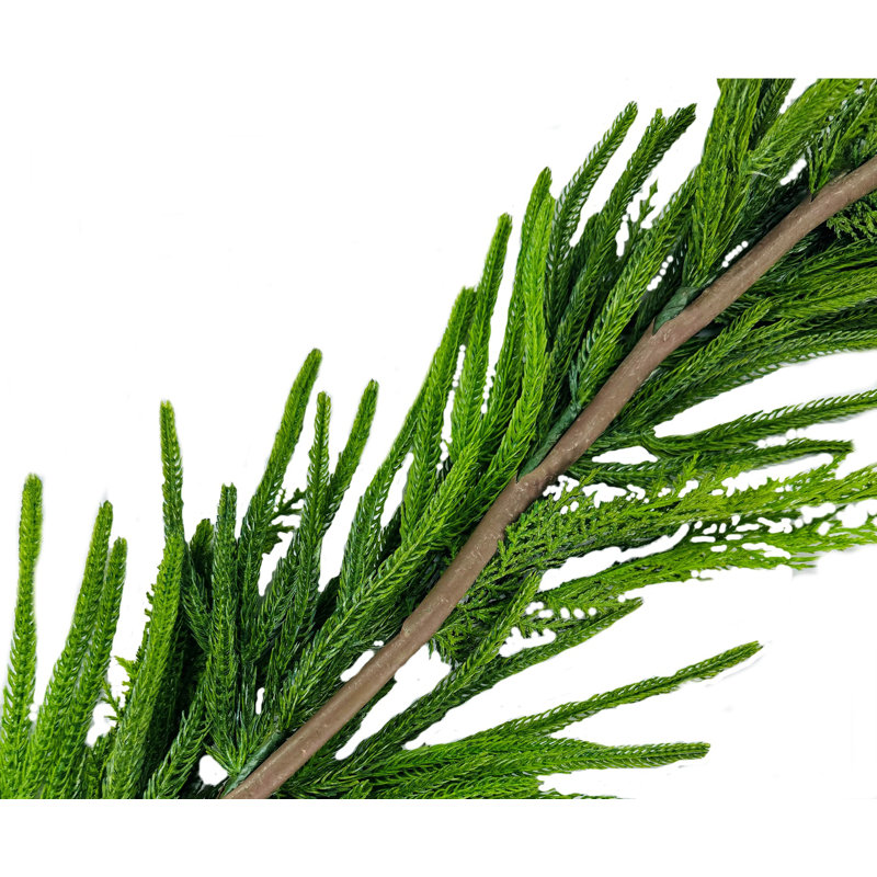 The Holiday Aisle® Natural Touch Norfolk Pine Artificial Evergreen ...