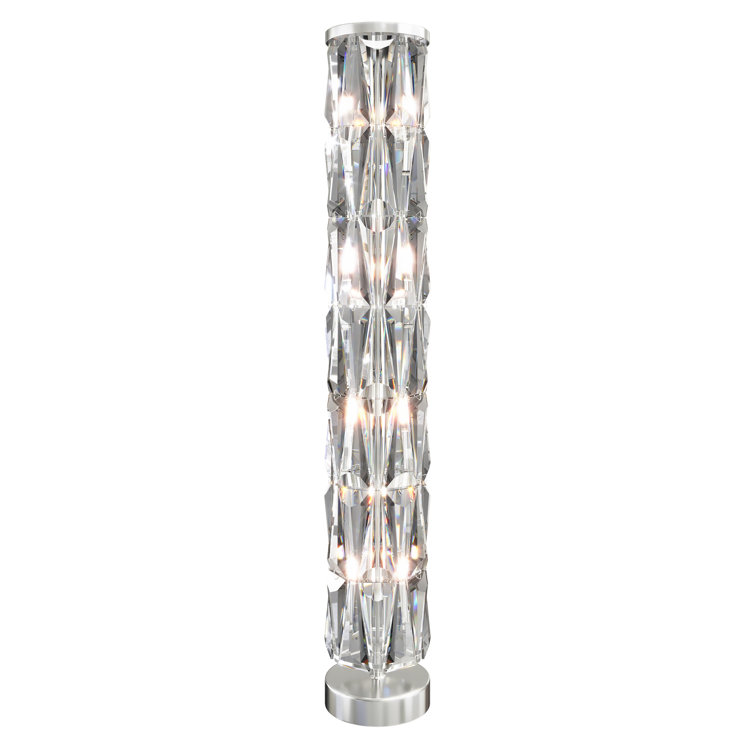 Canora Grey Process 126.5cm Chrome Column Floor Lamp | Wayfair.co.uk