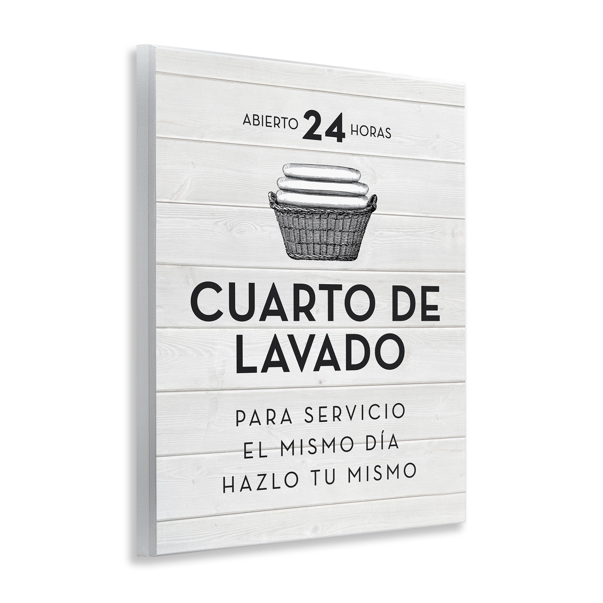 Ophelia & Co. Vintage Laundry Ad Farmhouse Wall Plaque Spanish Art, by ...