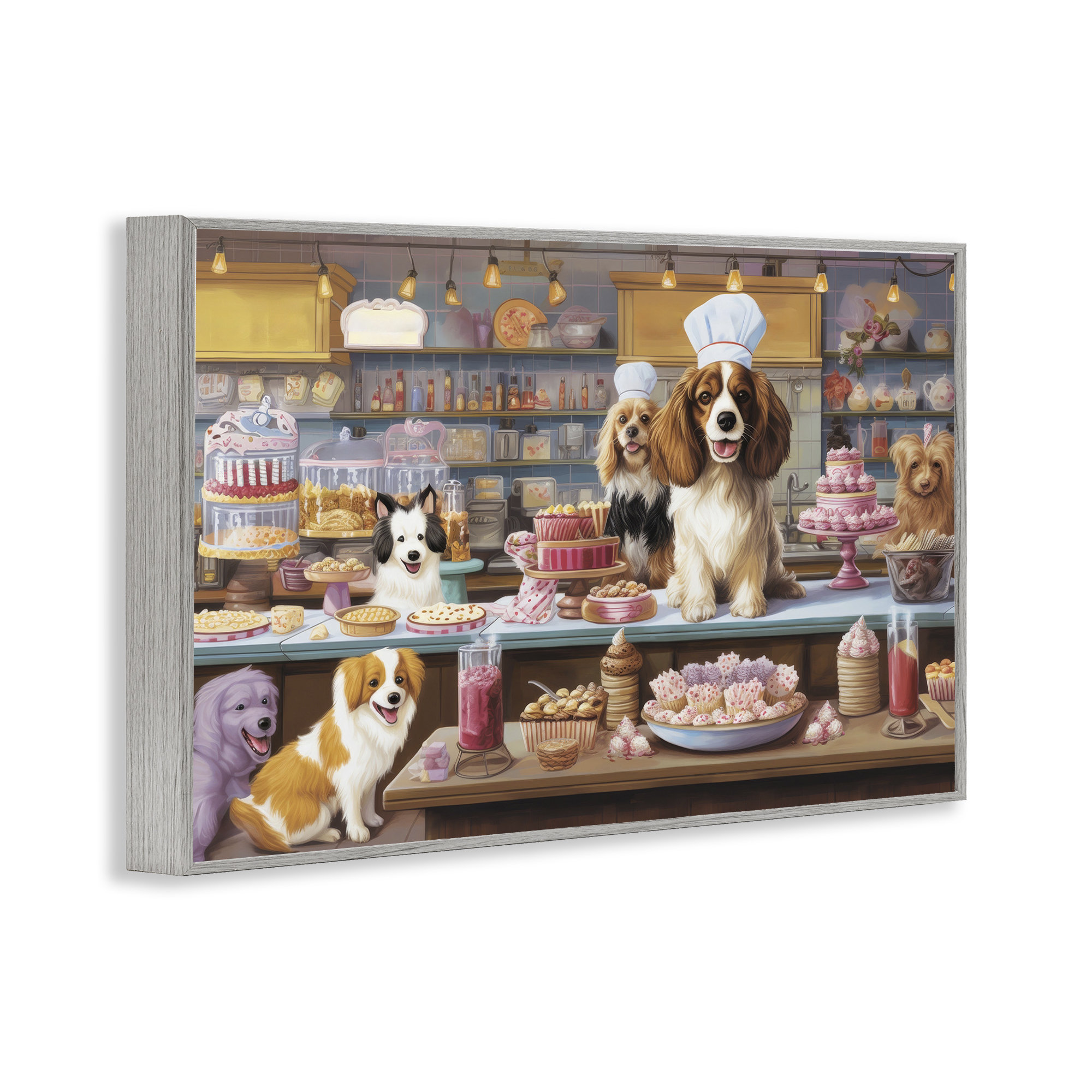 Stupell Industries Sweet Treats Pastry Dogs Giclee Art by Lazar Studio ...